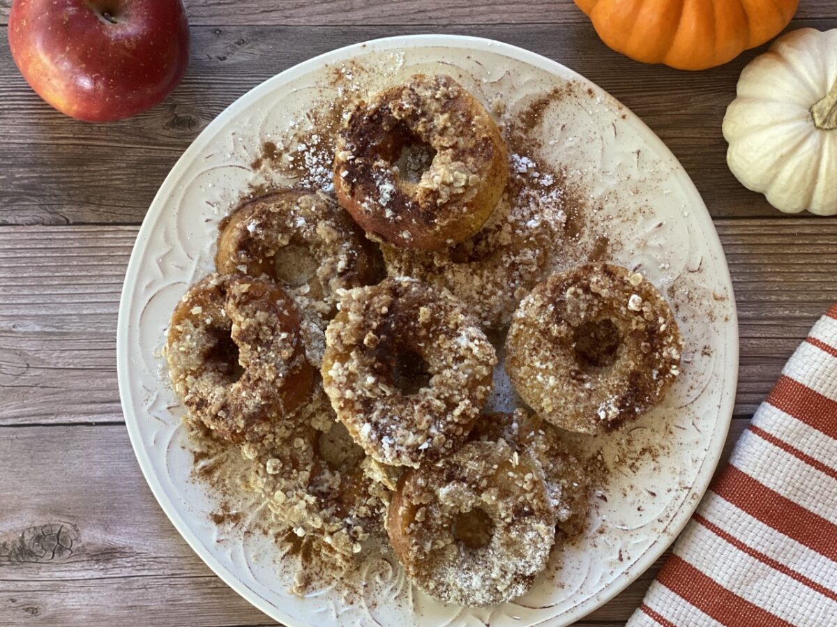 Apple “Dough”-less Donuts – Have U Covered in the Kitchen